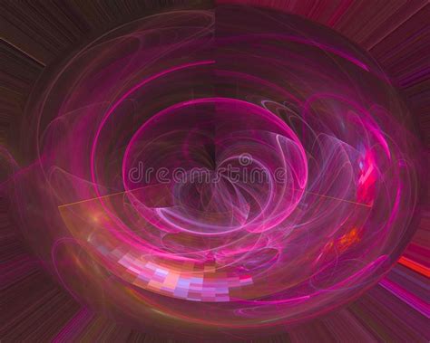 Abstract Digital Creative Backdrop Future Science Energy Fractal Template Imagination