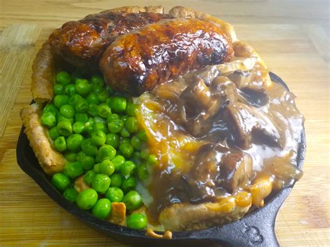 Bangers And Mash In Yorkshire Pudding At Candy Harper Blog