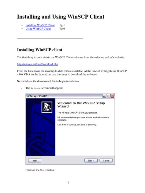 8 winscp download free pdf file transfer protocol installation computer programs
