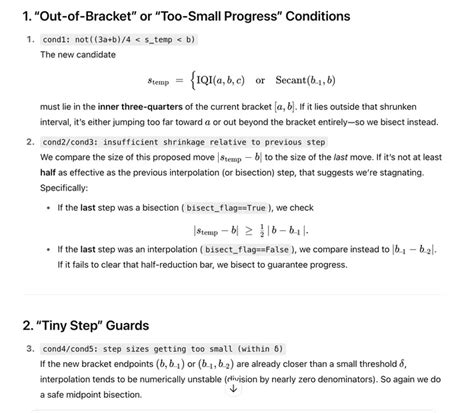 Understanding Brents Root Finding Method • Physics Forums
