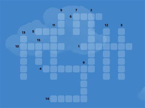 En La Escuela Yo Form Verbs Crucigrama