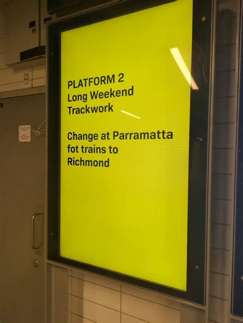 Seems Tfnsw Doesnt Use Spell Check Rsydney