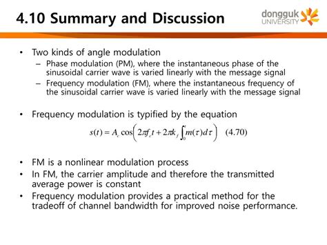 Ppt Chapter 4 Angle Modulation Powerpoint Presentation Free