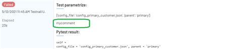 comment custom comment is not added when tests are passed · issue