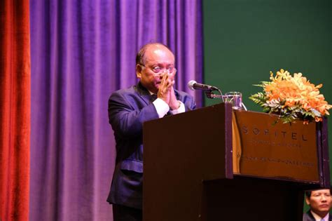 ឯកឧត្តម ជា ចាន់ តូ ទេសាភិបាល ធនាគារជាតិ នៃ កម្ពុជា អញ្ជើញ ជា អធិបតីភាព ក្នុង ពិធី សម្ពោធ ដាក់