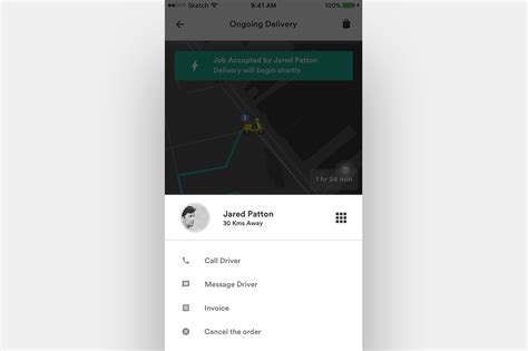 Complete Ios Ui Kit For Delivery App On Behance