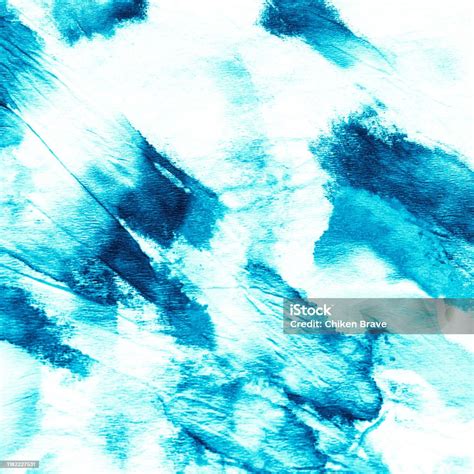 청록색 수채화 그림 넥타이 염료 더러운 예술 추상 염색 텍스처 청록색 그래픽 혼돈 배경입니다 현대 천 재료 인쇄 청록색 아쿠아렐 브러쉬 워시 공예에 대한 스톡 사진 및 기타
