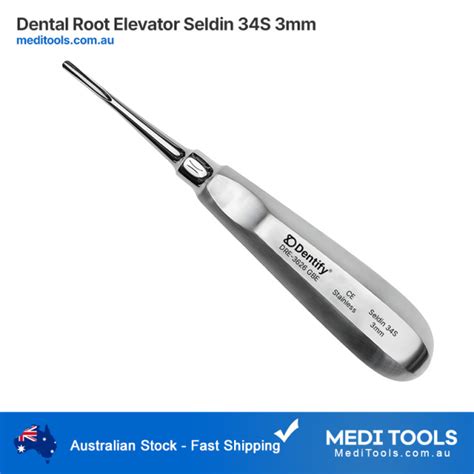 Root Elevator Seldin 34s 3mm Straight Dental Instruments