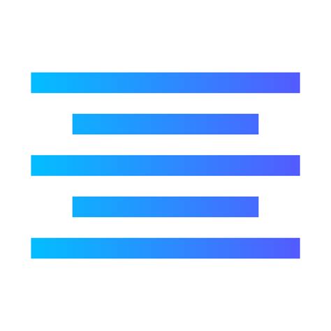 Ícone De Alinhar Centro Generic Gradient