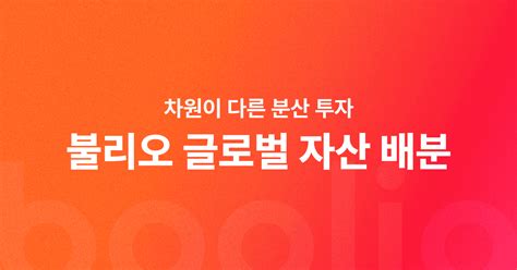 불리오 글로벌 자산 배분