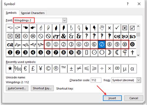 Circles with numbers word Word и Excel помощь в работе с программами