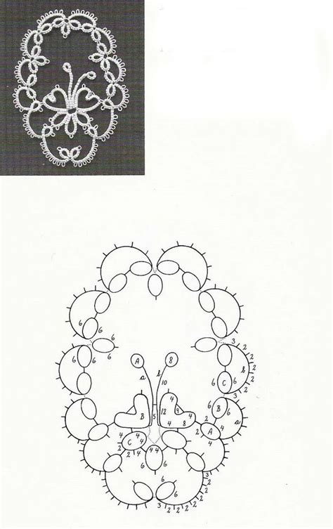 Pin By наталия морозова On фриволите Shuttle Tatting Patterns Needle Tatting Patterns