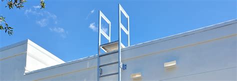 Aluminum Building Roof Access Ladder Fabricator And Installer Florida