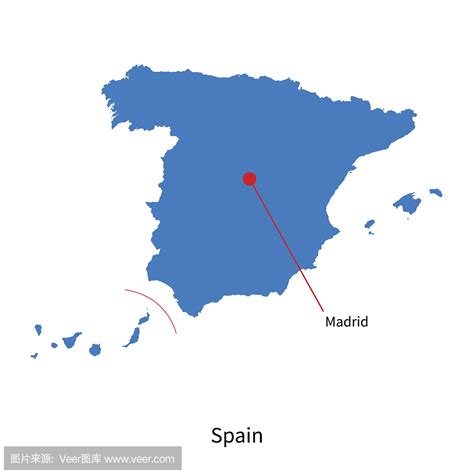 马德里的地图位置 马德里市区地图 随意云