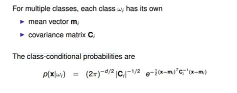 java multivariate gaussian classifier implementation trouble