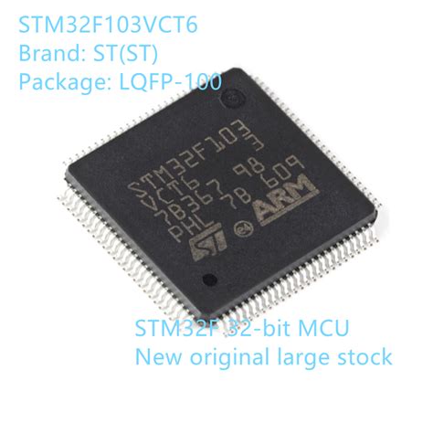 10pcs Stm32f103vct6 Original Authentic Lqfp 100 Arm Cortex M3 32 Bit Microcontroller Mcu
