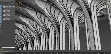 Futuristic Architecture Parametric Organic Shade Structure D Model By S Vvy