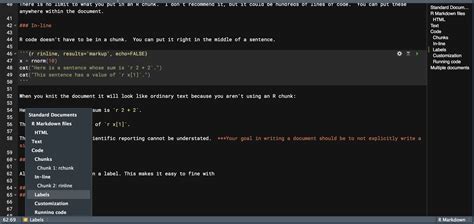 Standard Documents Introduction To R Markdown