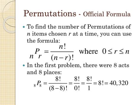 PPT Permutations Combinations And Counting Theory PowerPoint Presentation ID