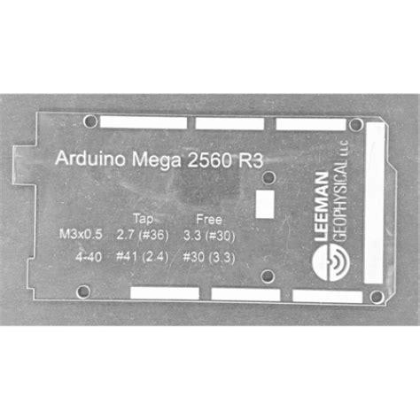Arduino Drill Templates Leeman Geophysical