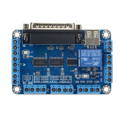 CNC MACH Axis LPT Port USB Card Motion Controller For Stepper Motor Engraving Machine