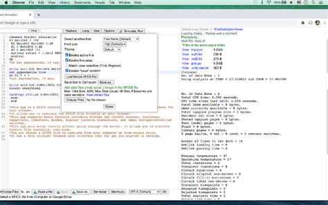 Spice Circuit Simulator