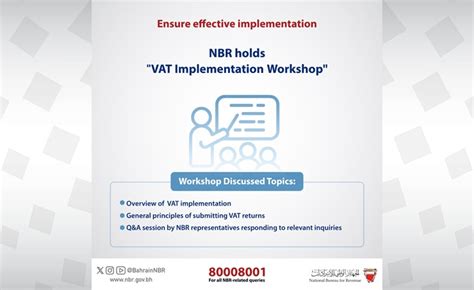 Nbr Holds Vat Implementation Workshop