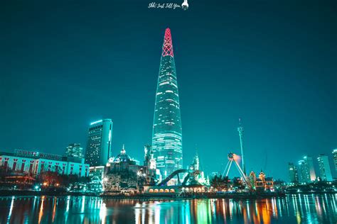 韓國首爾石村湖夜景走到天寒地凍 Shh Just Tell You