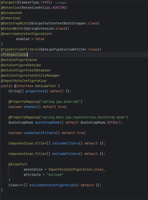 Datajpatest Vs Springboottest