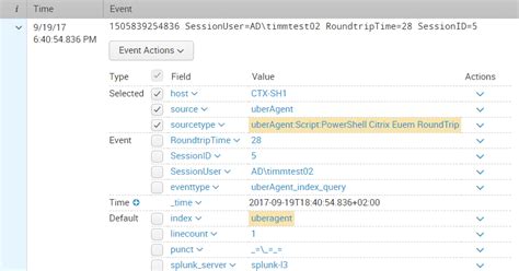 user session script collecting custom metrics citrix ica rtt dex and endpoint security
