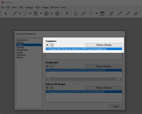 Layout Welcome Page My Templates As Default Layout Sketchup Community