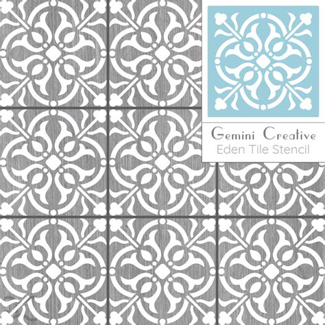 Eden Tile Stencil
