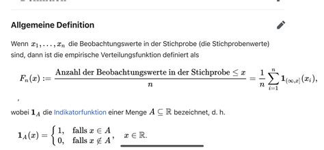 Empirische Verteilungsfunktion R Mathe