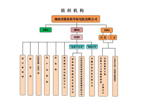 组织机构 湖南省煤炭科学研究院有限公司 省级综合科学技术研究院