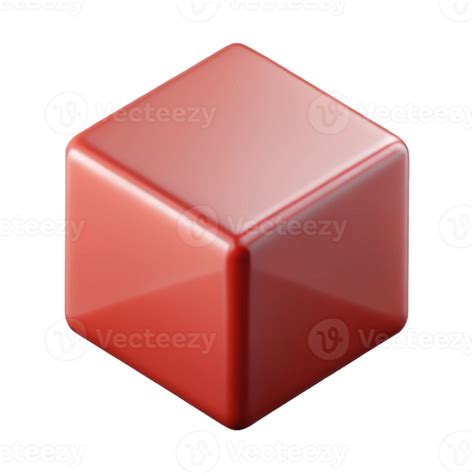 Wonderful Quintessential Geometric Cube With Single Weight Stroke Crisp Edges With Scalable
