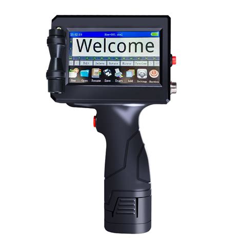 Mm Data Expiry Date Logo Qr Code Barcode Handheld Inkjet Printer