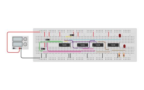 Circuit Design Full Subtractor Using Basic Gates Tinkercad