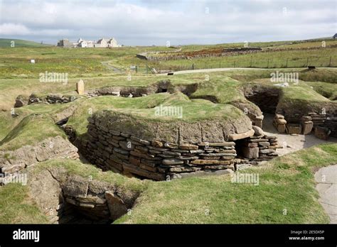 Skara Brae Neolithic Settlement Of Skara Brae Orkney Orkney Islands
