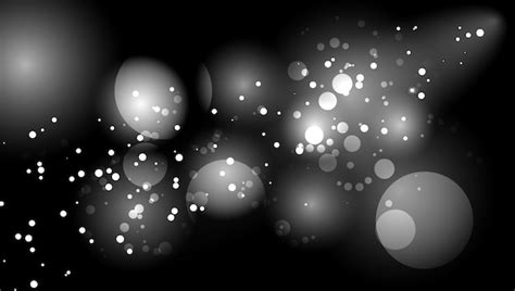 Premium Vector Vector Black And White Floating Particle Effect