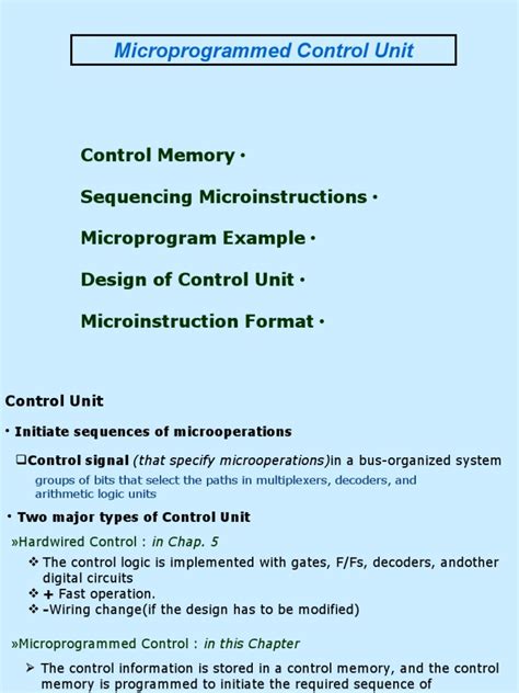 Micro Program Control Pdf Subroutine Computing