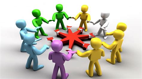 Circle Animation Animated Persons On A In Group Backgrounds  Free