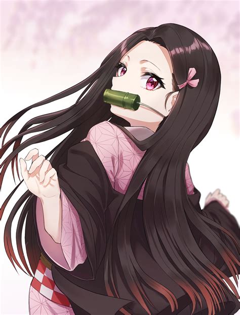 Kamado Nezuko Kimetsu No Yaiba Drawn By Applepie Danbooru