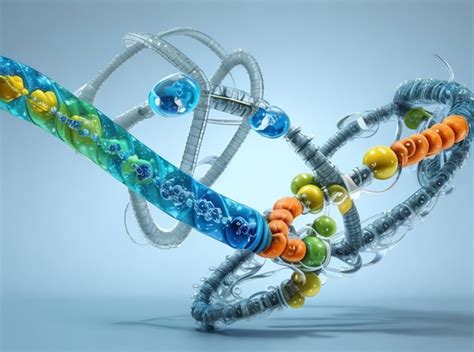 Premium Ai Image Scientific Illustration Genetic Engineering