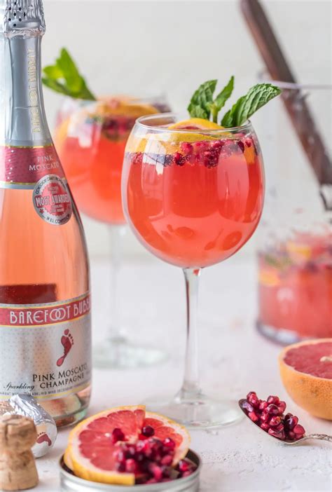 Pink Champagne Sangria Recipe Video The Cookie Rookie