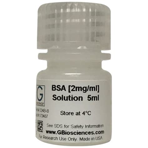Bsa Protein Assay Standards 2mgml Vials Or 5 Prediluted Vials 01 1