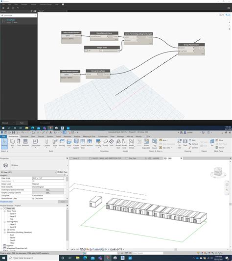 array model group along path revit dynamo
