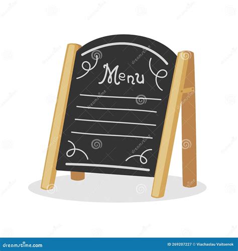 Illustration Du Style De Dessin De Menu Du Tableau De Bord Illustration