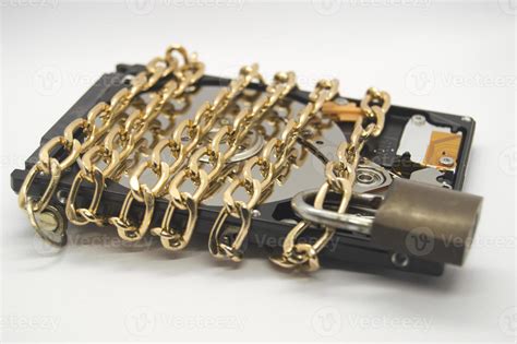 Data Security Protection Concept Hard Disk Lock 16641761 Stock Photo At Vecteezy
