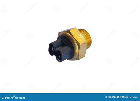 Car Temperature Sensor Isolated On White Background Stock Image Image Of Steel Fluid 190072681
