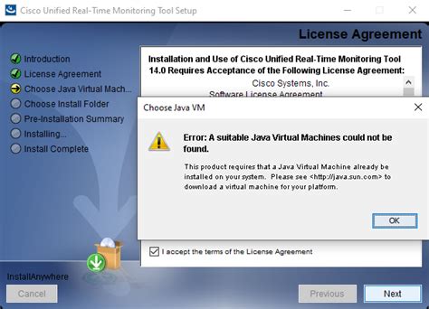Cucm V14 Rtmt Java Vm Cisco Community